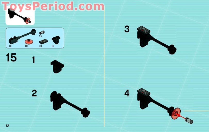 LEGO 8631 Mission 1: Jetpack Pursuit Instructions and Parts List