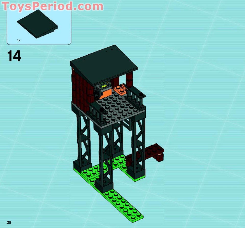 LEGO 8632 Mission 2: Swamp Raid Instructions and Parts List