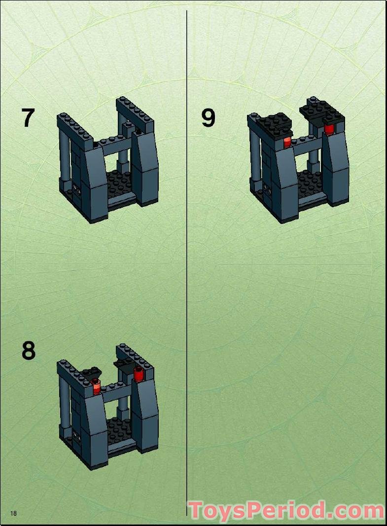 LEGO 8758 Tower of Toa Instructions and Parts List