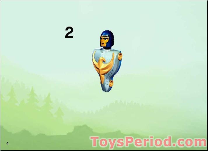 LEGO 8792 Sir Jayko Instructions and Parts List