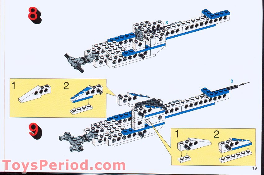 LEGO 8824 Hovercraft Instructions and Parts List