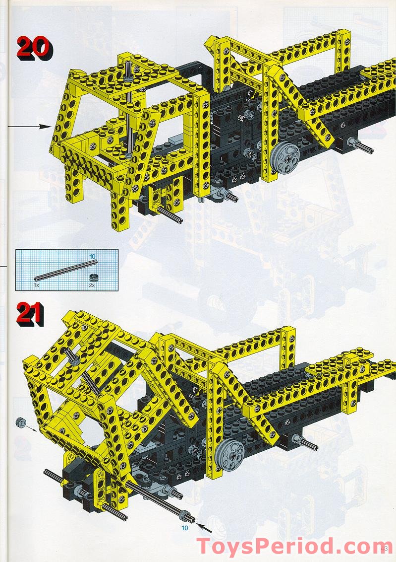 LEGO 8062 Universal Set with Storage Case Instructions and Parts List