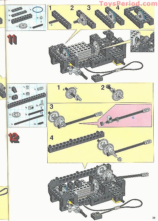LEGO 8082 Multi Control Set Instructions and Parts List