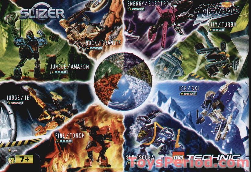 LEGO 8520 Millennium - Millennia Instructions and Parts List