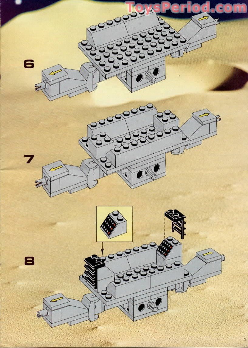LEGO 6952 Solar Power Transporter Instructions and Parts List