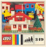 LEGO 349-1 Swiss Chalet Instructions and Parts List