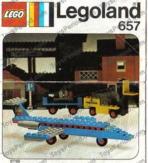 LEGO 657-1 Executive Jet Instructions and Parts List