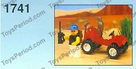LEGO 1741 Set Two from 1720 Cactus Canyon Set Parts List