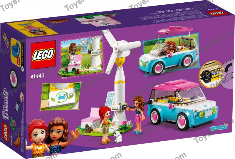 LEGO 41443 Olivia's Electric Car Set Parts List