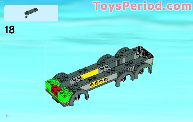 LEGO 60020 Cargo Truck Instructions and Parts List