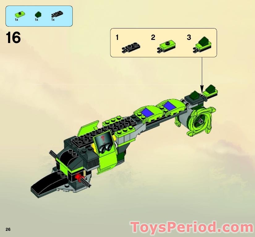 LEGO 9443 Rattlecopter Instructions and Parts List