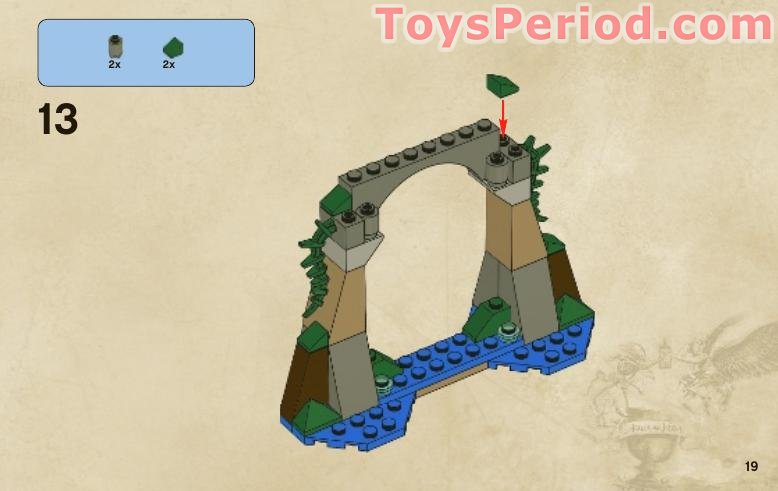 LEGO 4192 Fountain of Youth Instructions and Parts List