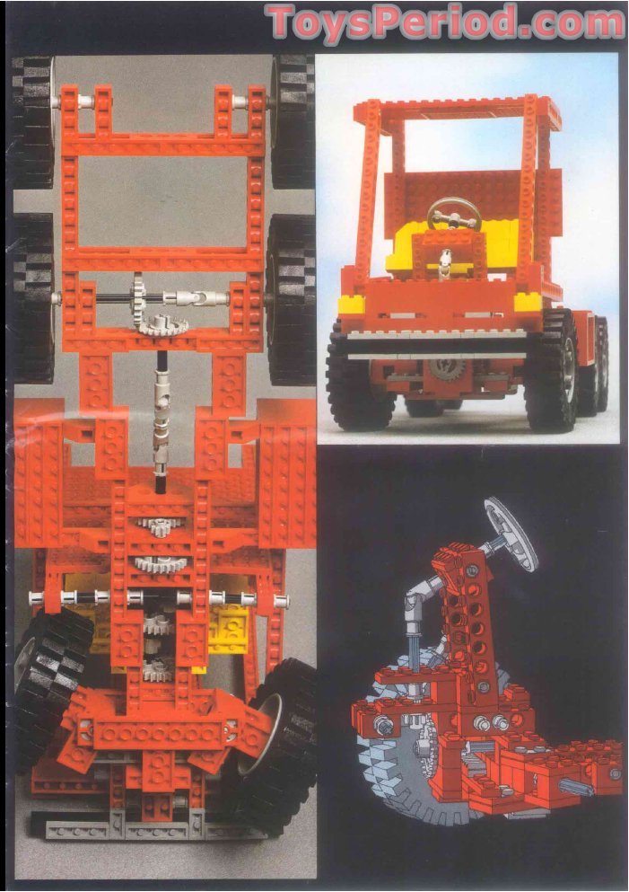 LEGO 950 Fork Lift Instructions and Parts List