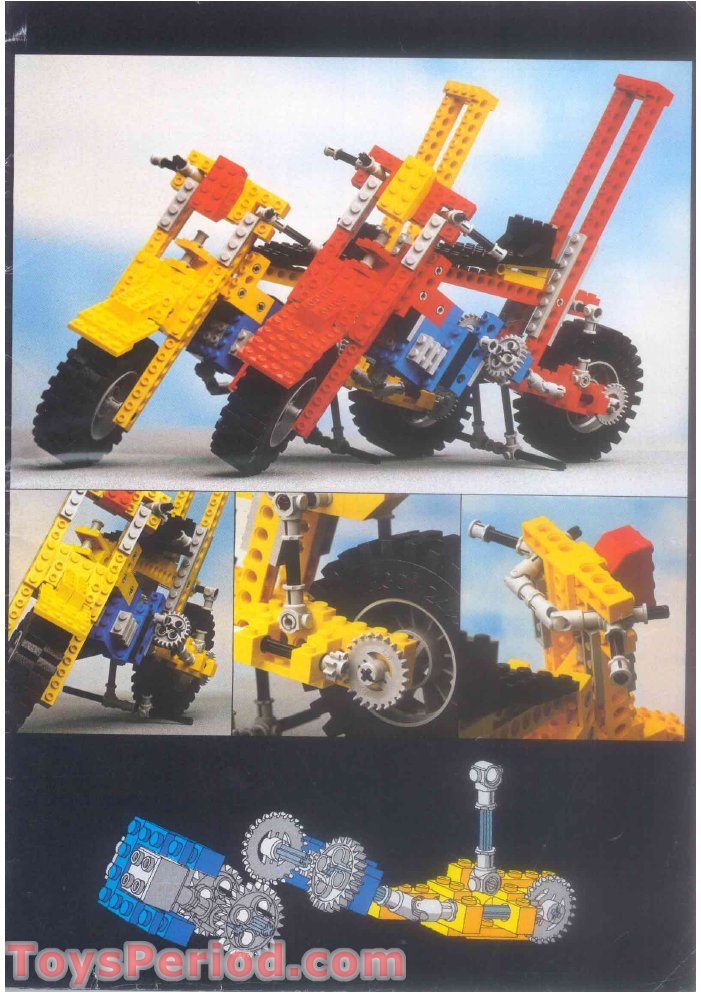 LEGO 950 Fork Lift Instructions and Parts List