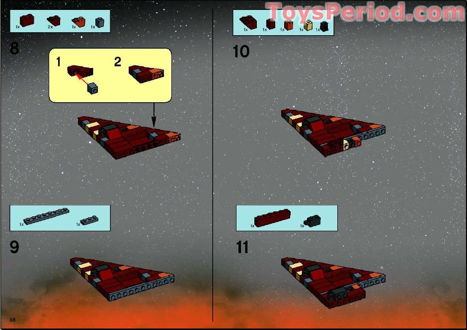LEGO 10144 Sandcrawler Instructions and Parts List