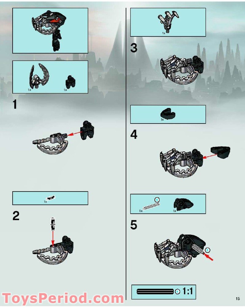 LEGO 10202-2 Ultimate Dume Instructions and Parts List