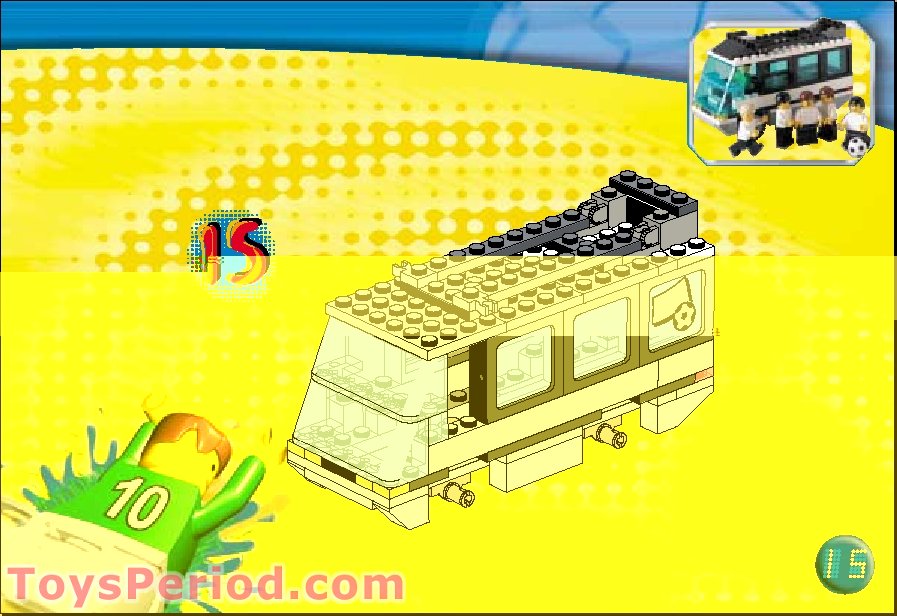 LEGO 3404 Black Bus Instructions and Parts List