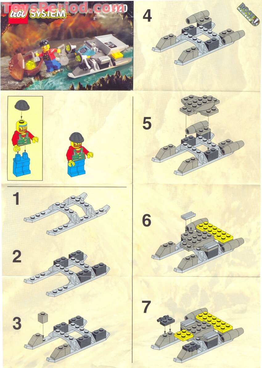 LEGO 4920 Rapid Rider Instructions and Parts List