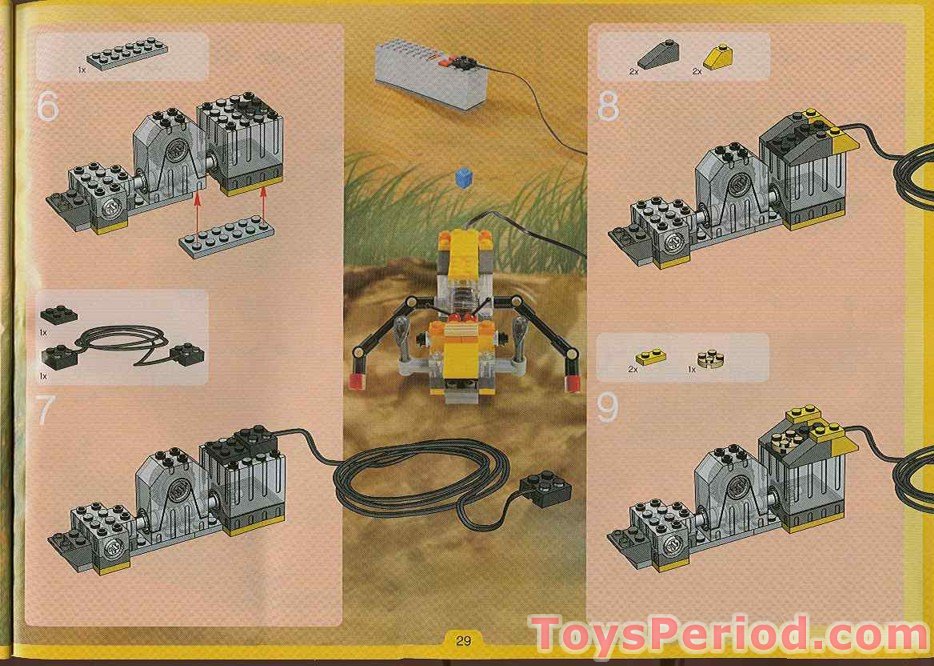 LEGO 4094 Motor Movers Instructions and Parts List
