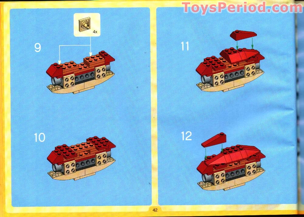 LEGO 4507 Prehistoric Creatures Instructions and Parts List
