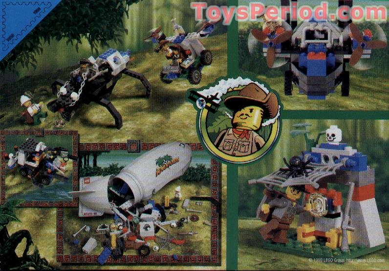 LEGO 5956 Adventurers Expedition Air Balloon Instructions and Parts List