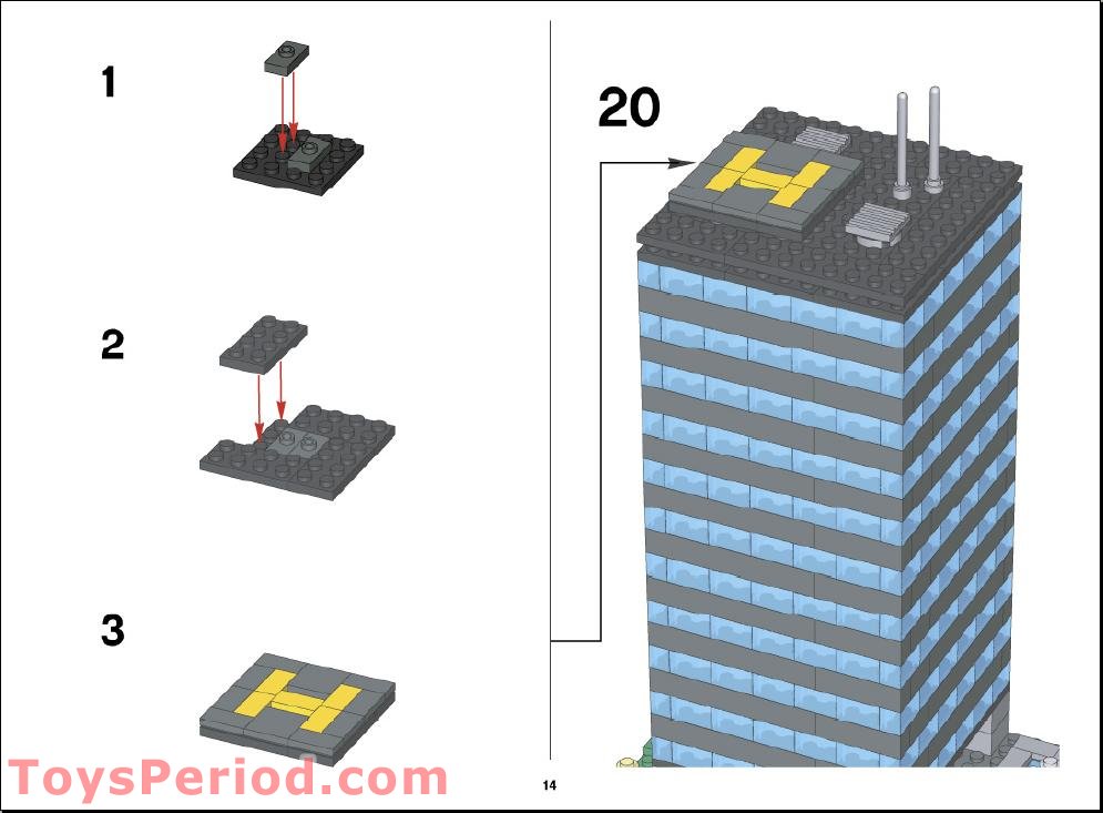 LEGO 5526 Skyline Instructions and Parts List