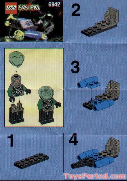LEGO 6942 Zo Weevil Instructions and Parts List