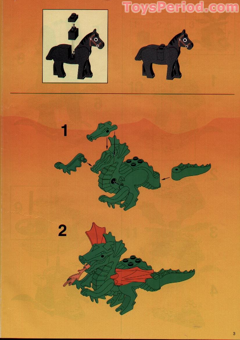 LEGO 6087 Witch's Magic Manor Instructions and Parts List