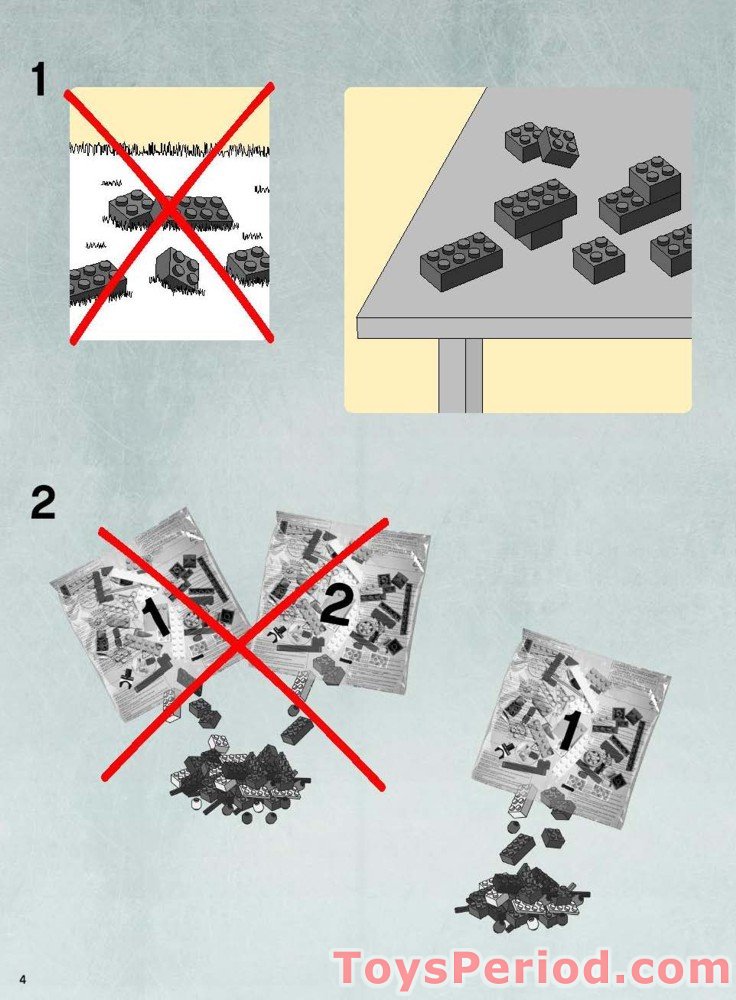 LEGO 7672 Rogue Shadow Instructions and Parts List