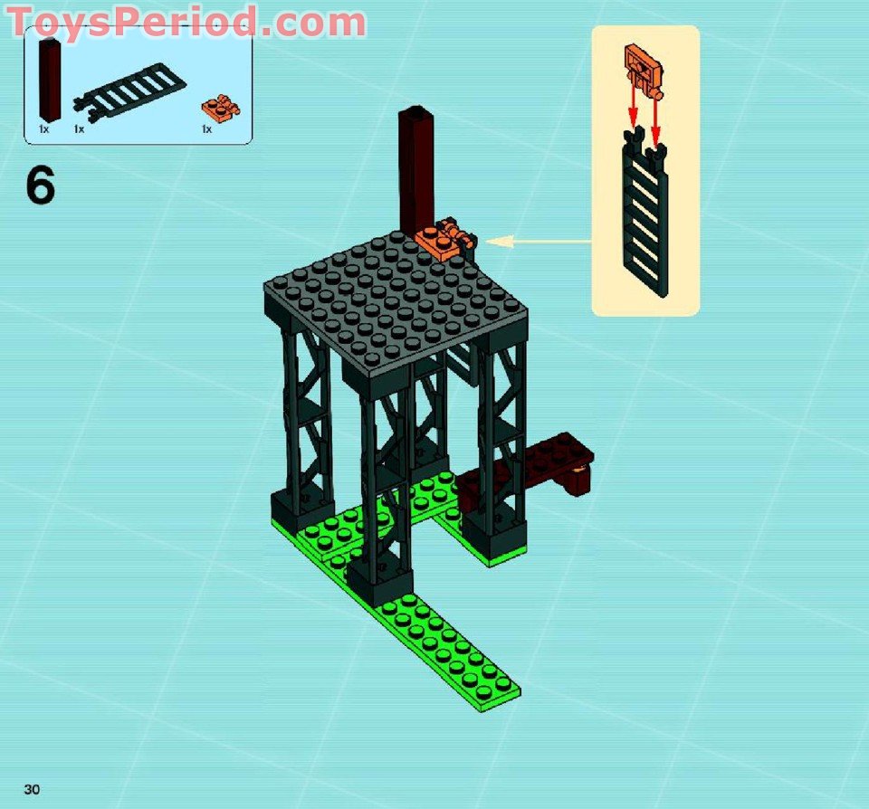 LEGO 8632 Mission 2: Swamp Raid Instructions and Parts List