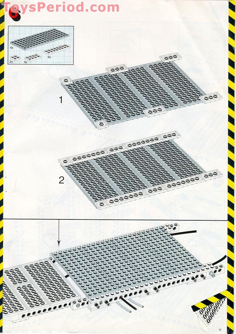 LEGO 8680 Arctic Rescue Base Instructions and Parts List