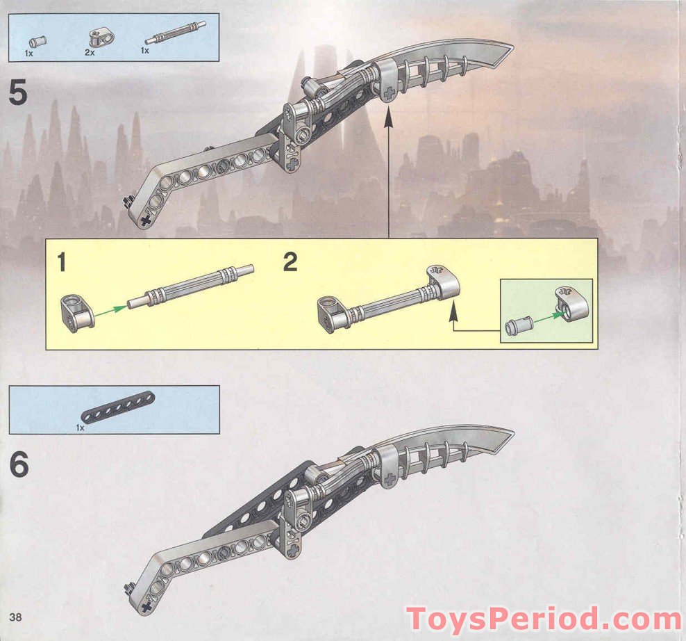 LEGO 8756 Sidorak Instructions and Parts List