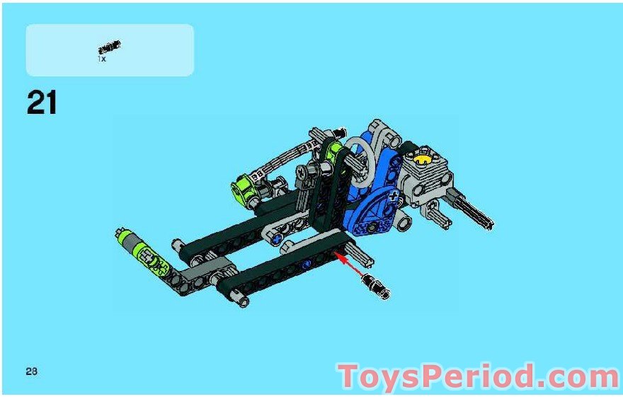 LEGO 8256 Super Kart Instructions and Parts List