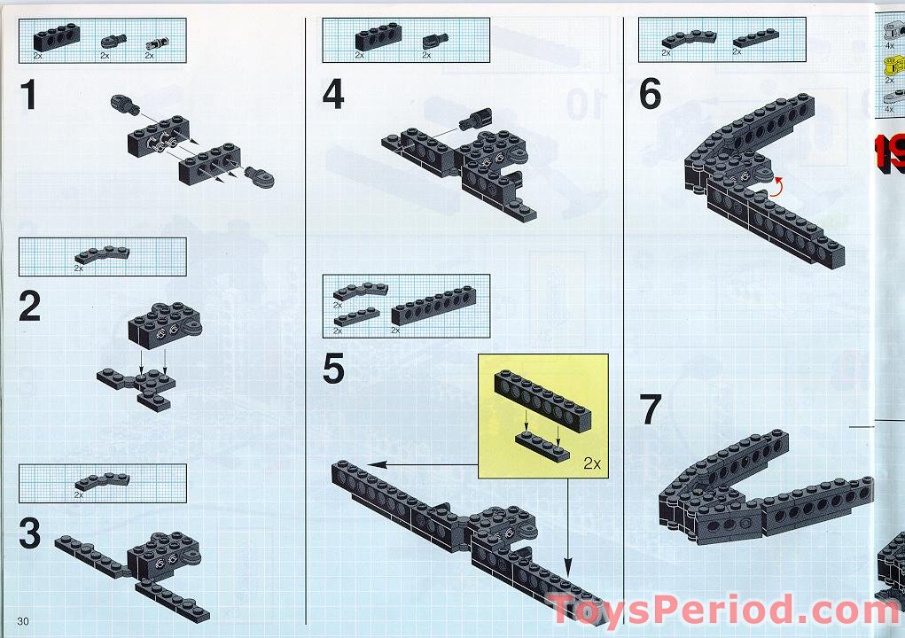 LEGO 8480 Space Shuttle Instructions and Parts List