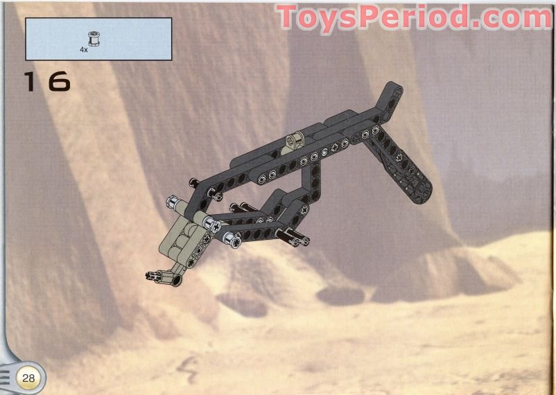 LEGO 8548 Nui-Jaga Instructions and Parts List