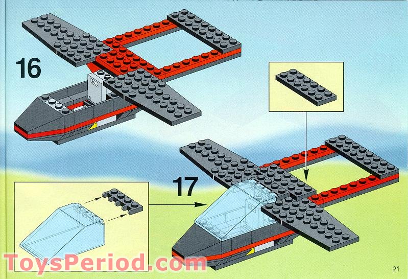 LEGO 6563 Gator Landing Instructions and Parts List