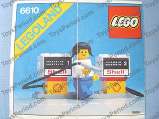 LEGO 6610 Gas Pumps Instructions and Parts List