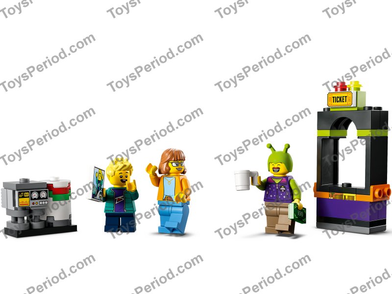LEGO 60313 Space Ride Amusement Truck Set Parts List