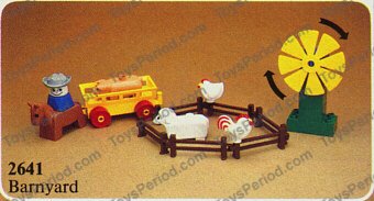 LEGO 2641-1 Barnyard Set Parts List