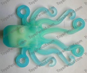LEGO Sets with Part 6086pb01 Octopus with Marbled Glow in Dark Pattern