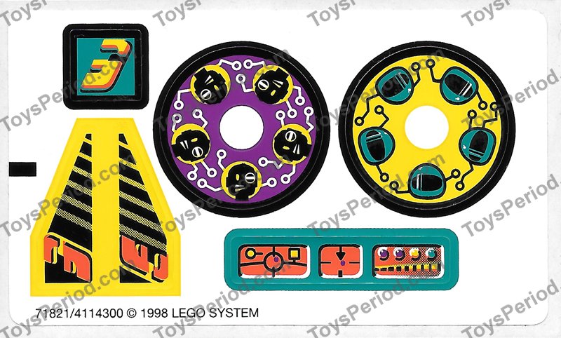 LEGO Sets with Part 8233stk01 Sticker Sheet for Set 8233 - (71821/4114300)