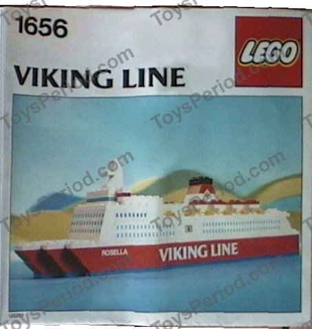LEGO 1656-2 Viking Line Promotional Set - Cruise Ship Instructions and ...