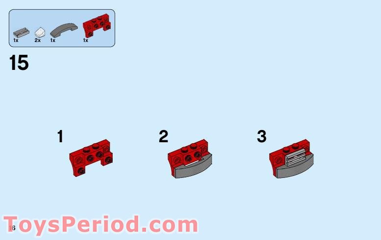 LEGO 60110 Fire Station Instructions and Parts List