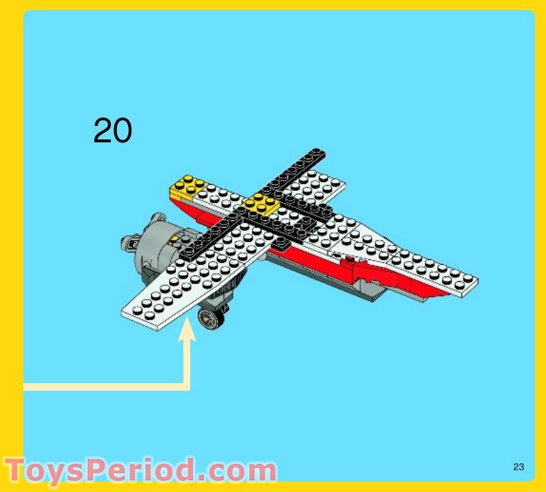 LEGO 7292 Propeller Adventures Instructions and Parts List
