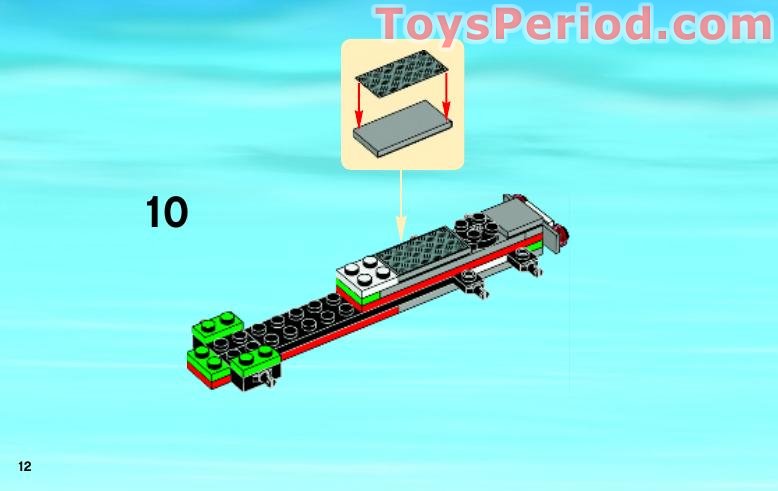 LEGO 4430 Fire Transporter Instructions and Parts List