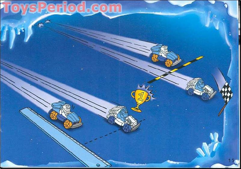LEGO 4579 Ice Ramp Racers Instructions and Parts List