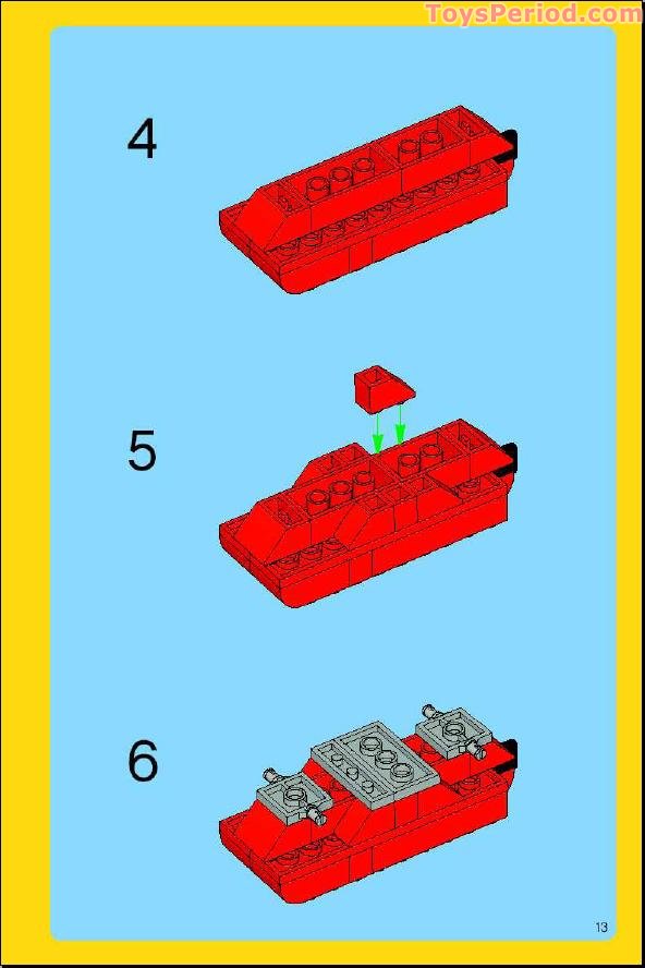 LEGO 5483 Ready, Steady, Build and Race Instructions and Parts List