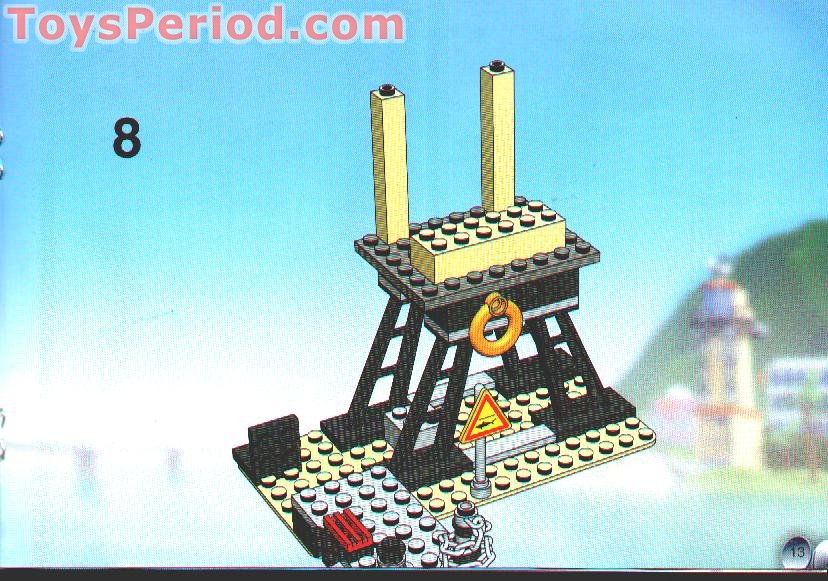 LEGO 6736 Beach Lookout Instructions and Parts List