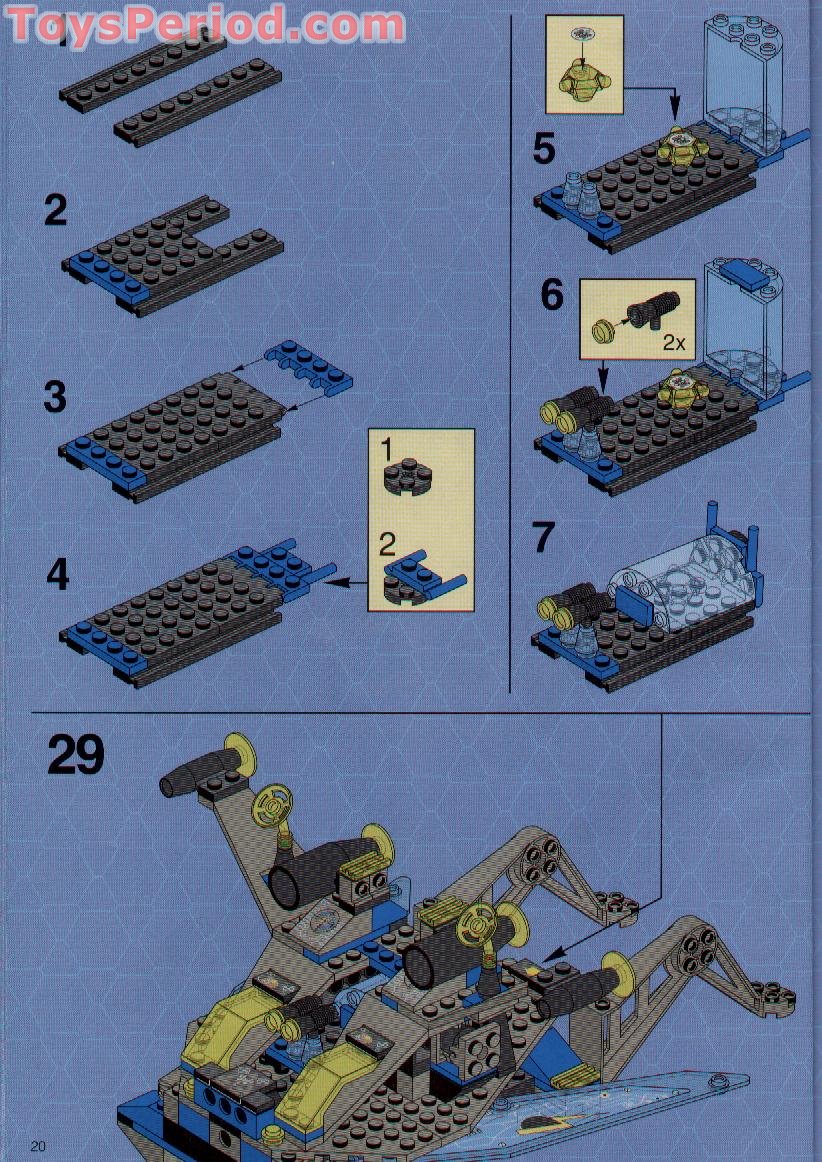 LEGO 6969 Celestial Stinger Instructions and Parts List