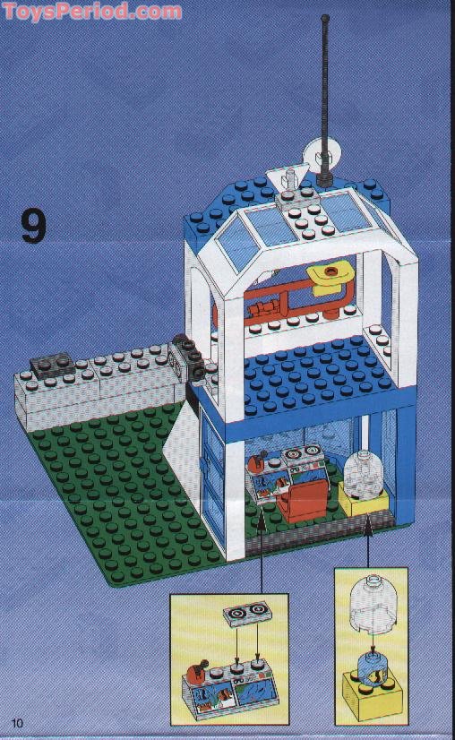 LEGO 6435 Coast Guard Hq Instructions and Parts List